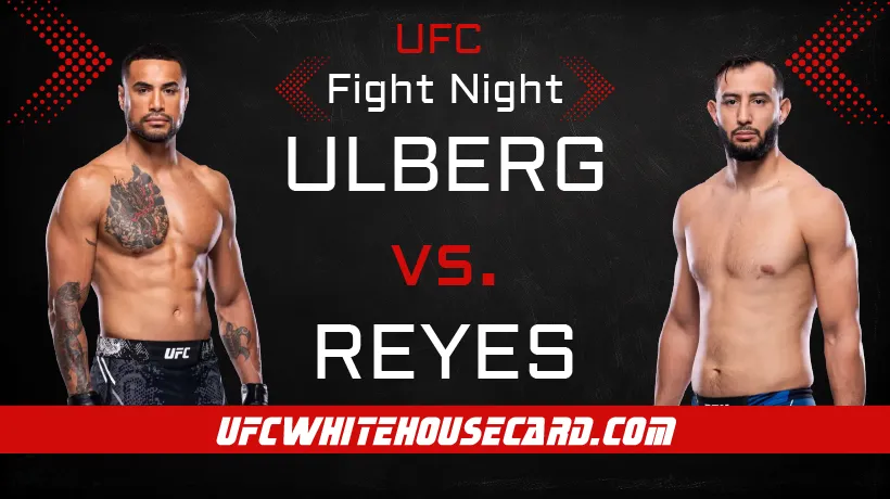 UFC Fight Night 260 Perth: Ulberg vs. Reyes [Sept 27, 2025]